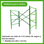 DISE andamios y cimbras en León – Renta y venta de andamios en León. Venta y renta de cimbra ...